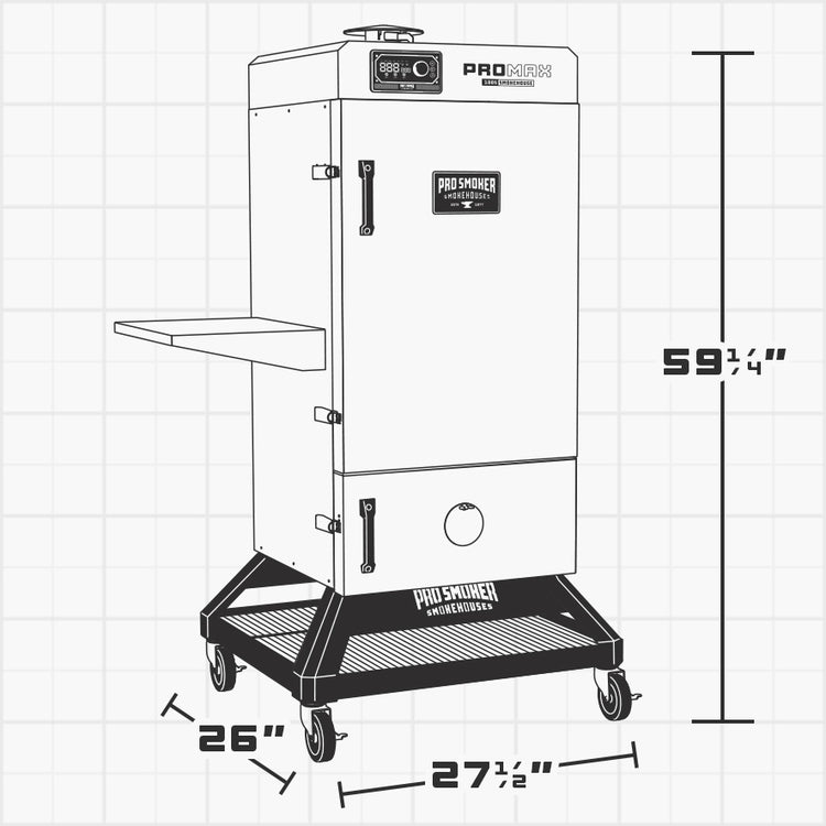 Pro Max 100 - Electrical Vertical Smoker – Pro Smoker